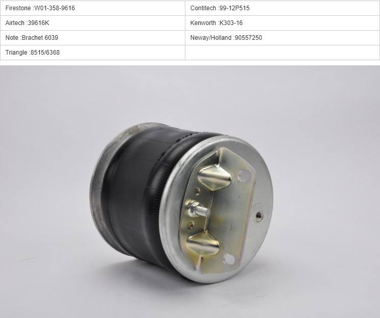 1V 9616 Truck air Suspension Spring OE 99-12P515 39616K W01-358-9616 ...