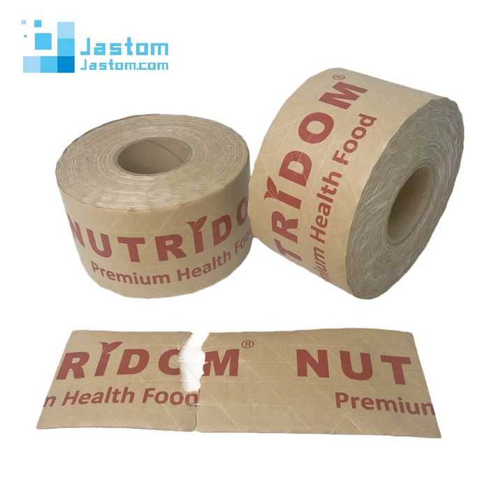 JASTOM Water Activated Acrylic Adhesive Kraft Paper Tape for Carton ...