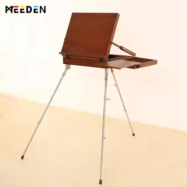 MEEDEN French Travel Easel with Sketch Box - Portable Art Stand