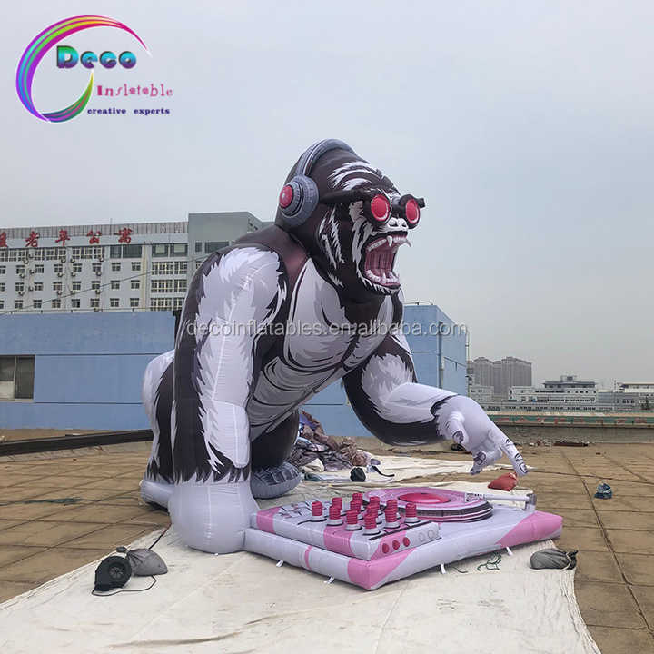Giant Inflatable Dj Baboon - Perfect for Music Party Decor