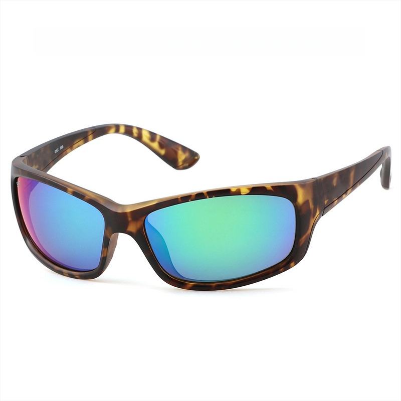 Wraparound Polarized Sunglasses Men Tortoise Shell Sports Sunglasses ...