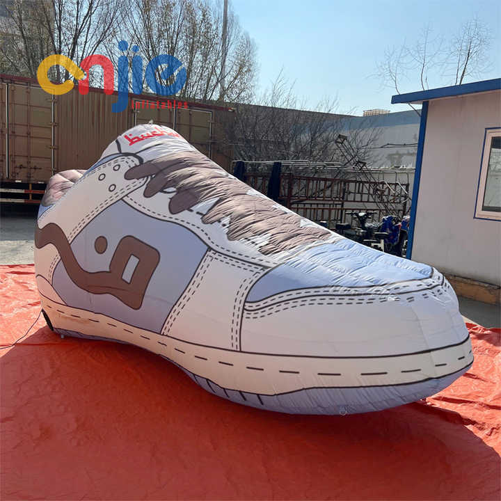 Custom Made Inflatable Shoe Models. Advertising Design of Inflatable ...