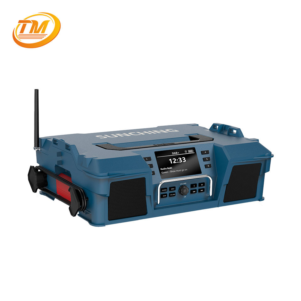 12-18V Cordless Jobsite Radio with Lithium-ion Battery Construction ...