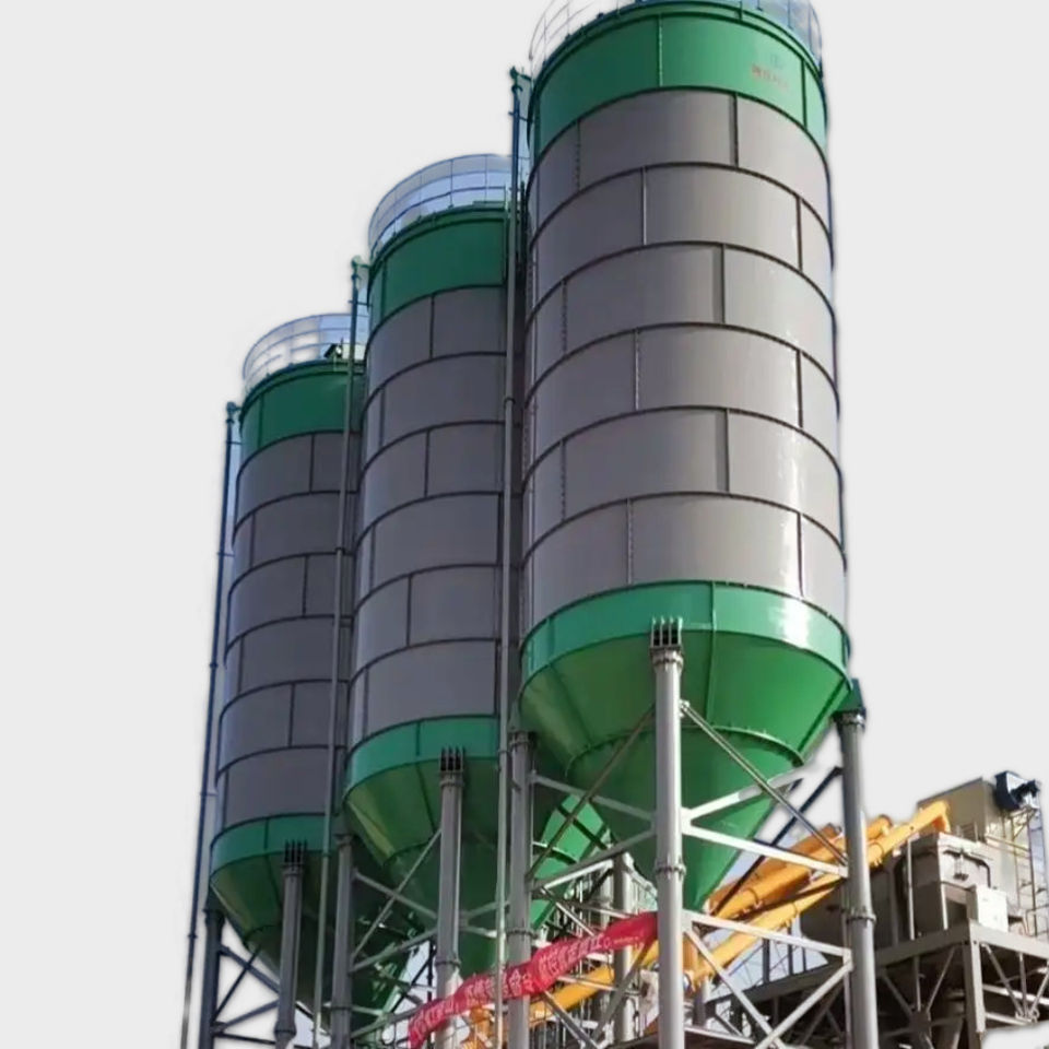 50 Ton to 300 Ton Bolted Cement Silos - Durable & Efficient