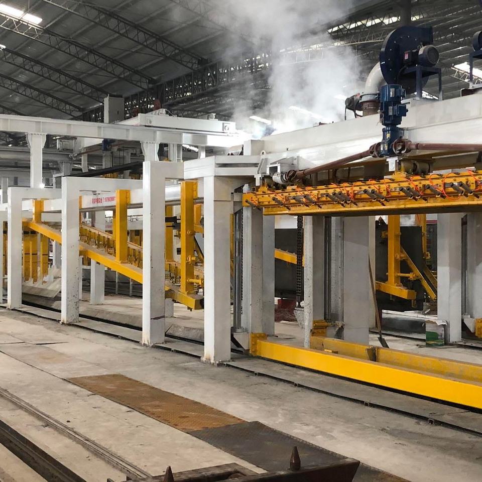 Autoclaved Aerated Concrete Brick Production Line Making Machines High ...