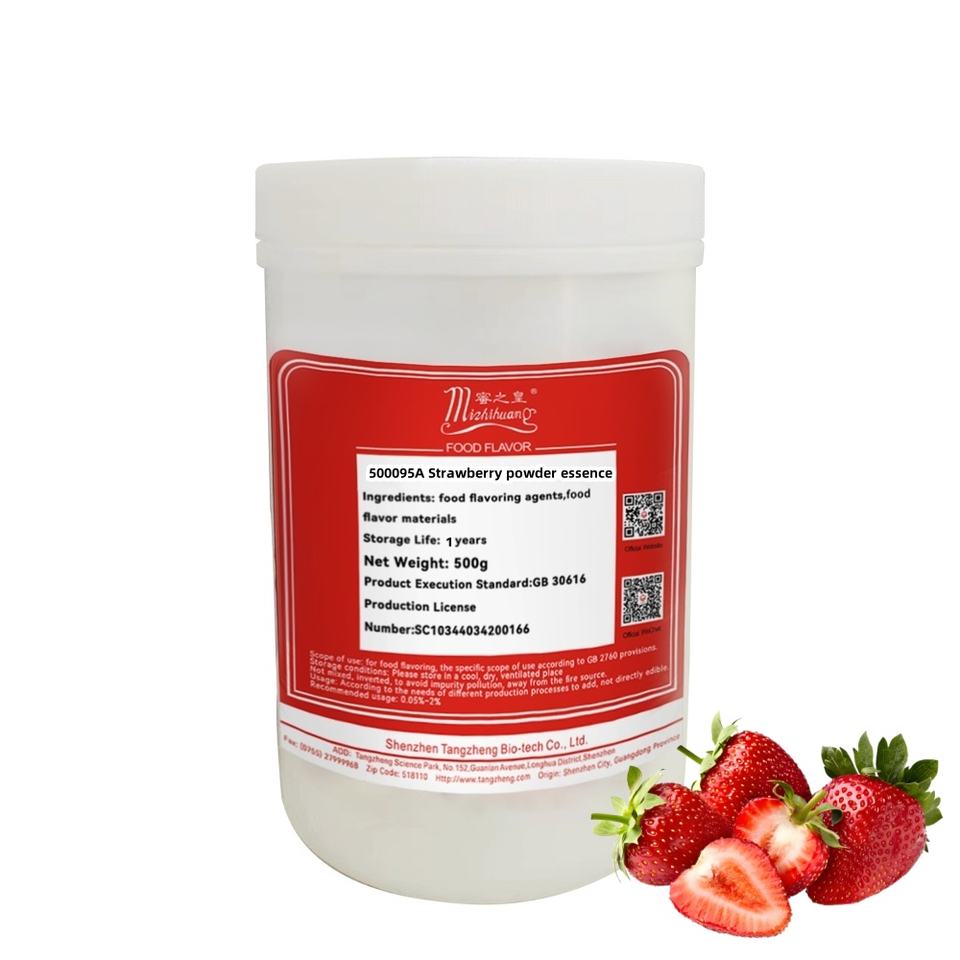 Free Sample Strawberry Flavor Powder with Fresh Ripe Sweet Strawberry ...