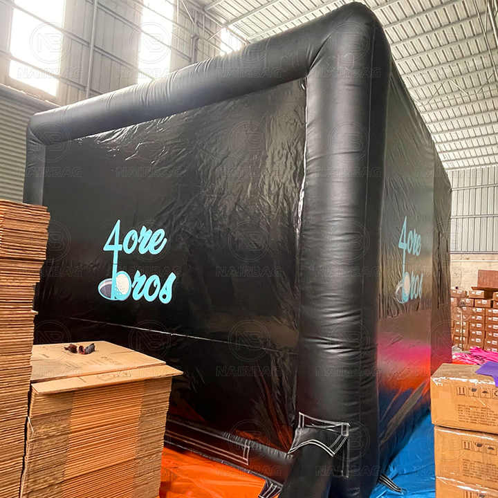 Inflatable Golf Simulator Enclosure - Customized Size