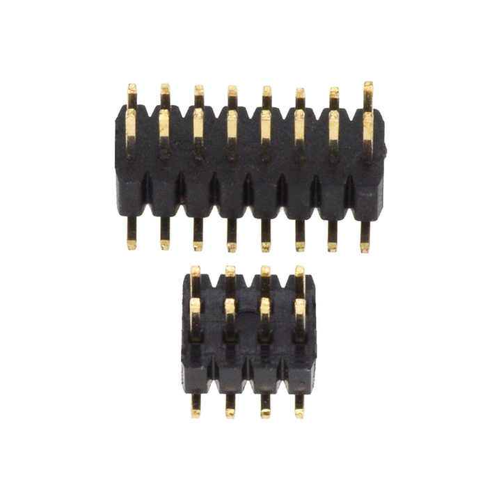 1.0mm pitch double row 2X4 pin 2x8 pin male SMT pin header connector| Alibaba.com