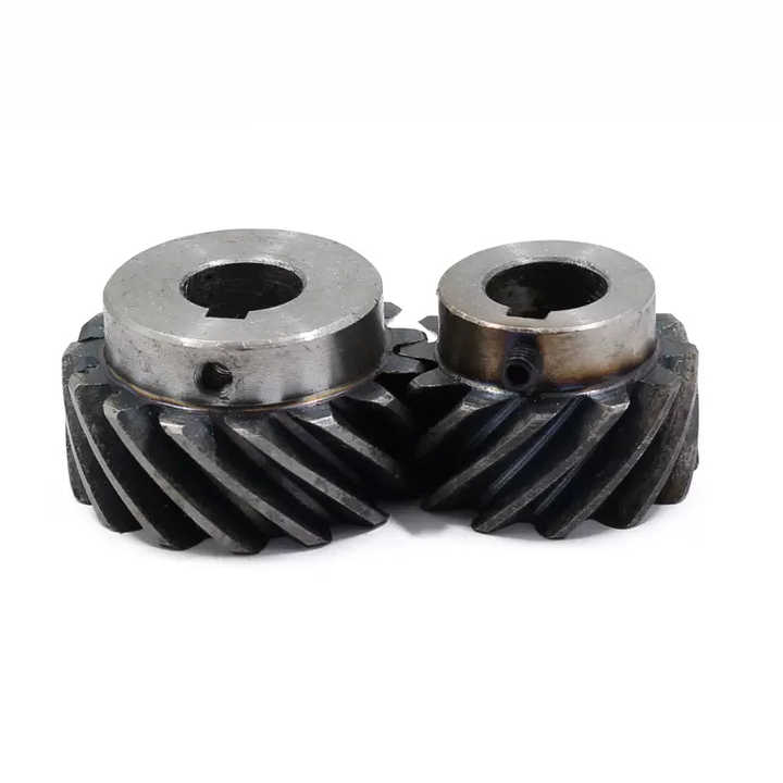 Oversized Torque 1M 2M 3M Staggered Screw Gears 45 Angle Bevel Right ...