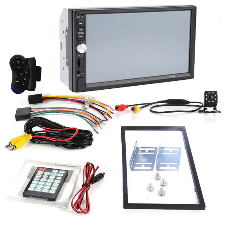 Hd 7inch Autoradio 2 Din Car Radio Touch Screen Car Audio Bt Usb Rear ...