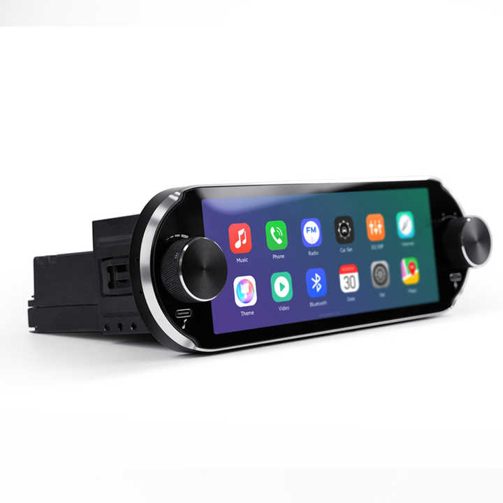 6.86-inch Double Knobs IPS Universal Car Radio with Android Auto Player