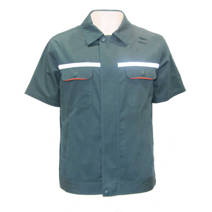 Ventilated Warehouse Work Shirts - Mesh-Backed Logistics Uniforms with ...