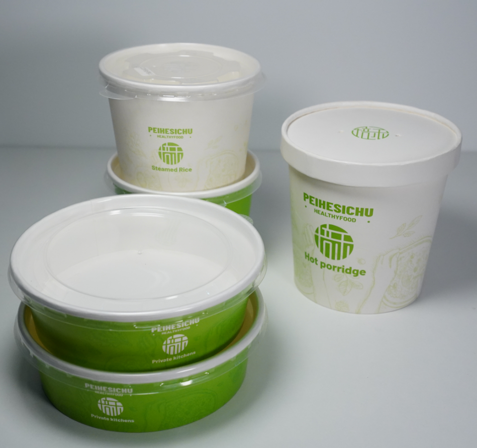 Customizable Biodegradable Heatable Paper Ramen Bowl for Induction ...