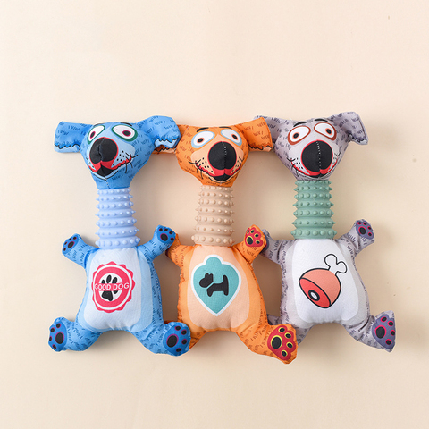 Manufacturer wholesale OEM custom logo plush rope cute dog hard toys ...