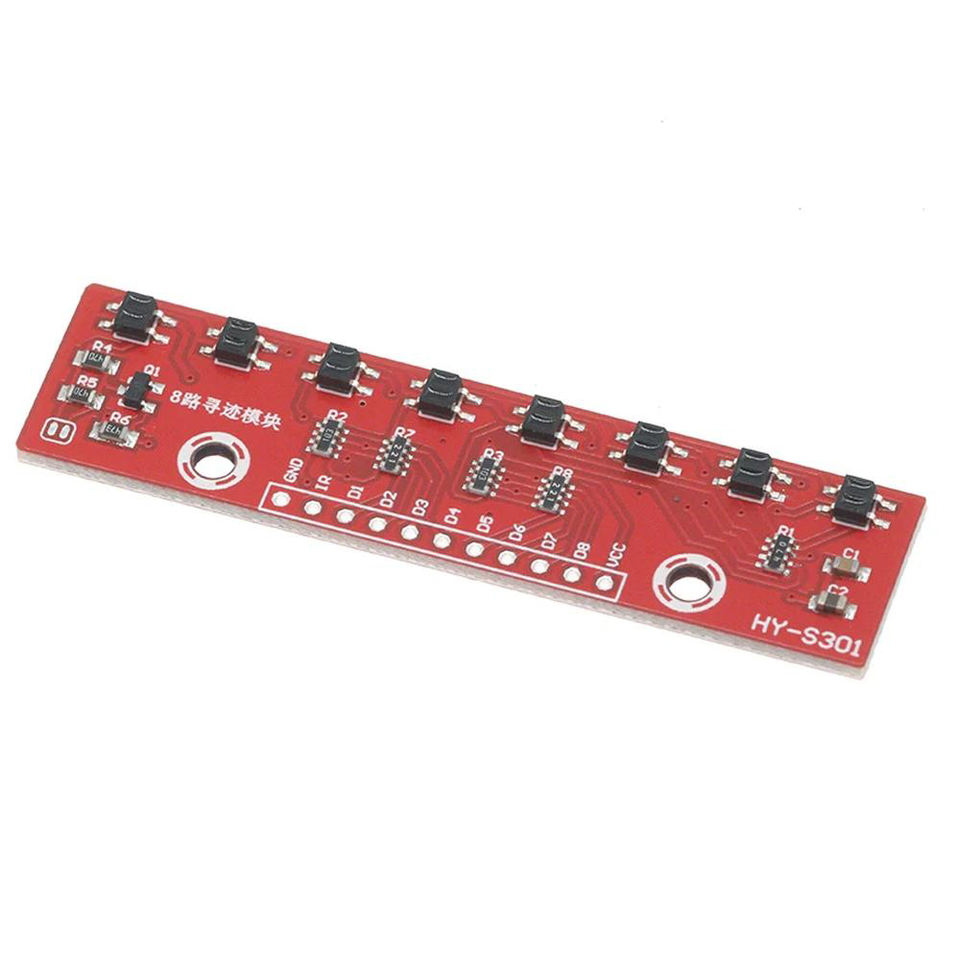 8 Channel IR Tracking Sensor Module 8 CH Infrared Line Track Trace ...
