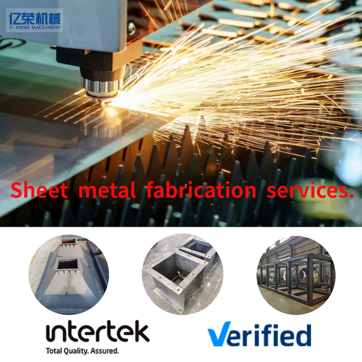 OEM Customized Large-Scale Metal Processing Machinery Conical Hopper Discharge Bending Welding ...