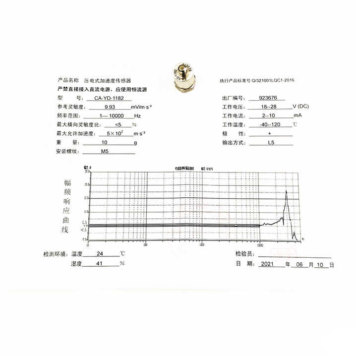 General IEPE acceleration sensor CA-YD-1182| Alibaba.com