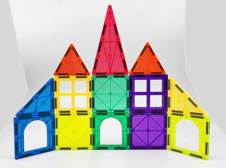 DIY My World Magnetic Square Puzzle Mini Block Building Toys