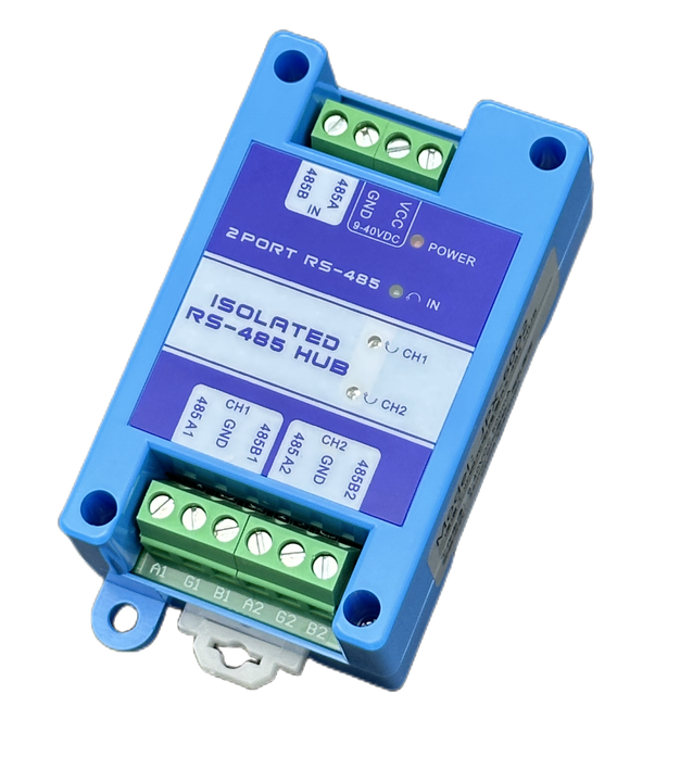 JPX-6002 2-port RS485 serial converter optically isolated interface industrial grade lightning ...