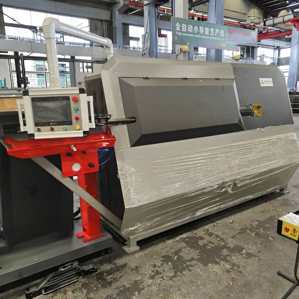AI-Powered CNC Rebar Stirrup Bender 4-16mm Dual-Wire Automatic Bending ...
