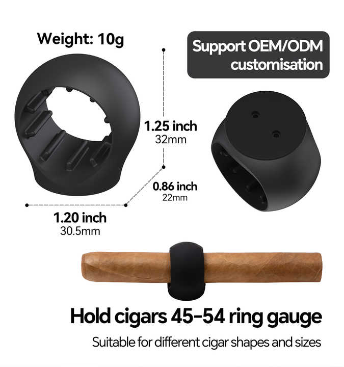 Eco-friendly Cigar Holder - Portable Luxury Golf Cart Stand