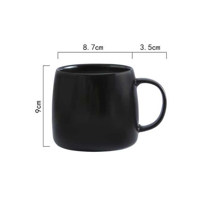 Wholesale Custom 16oz Color Glaze Matte Ceramic Coffee Mug