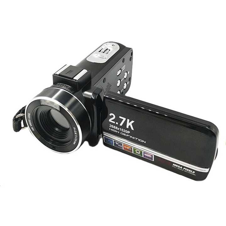 Professional 2.7K HD Digital Video Camcorder with Remote & 18x Zoom