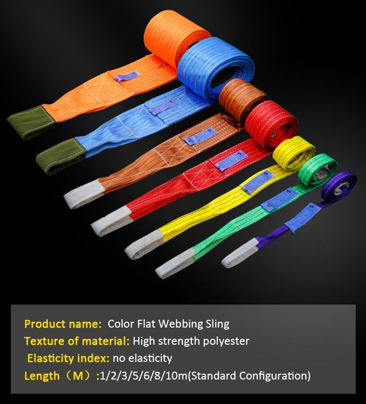 Lifting Sling 5T 3M Polyester Flat Round Lifting Sling Products from ...
