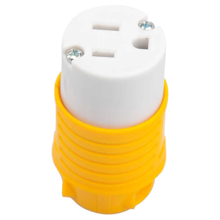 125V 15A Heavy Duty Plastic 12/3 AWG Replacement Receptacle ETL Listed ...