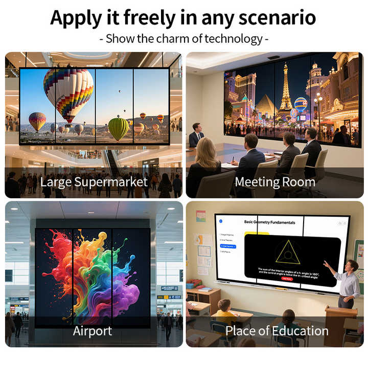 Color Indoor P2 Fixed Install Led Screen Display Wall Conference Room ...
