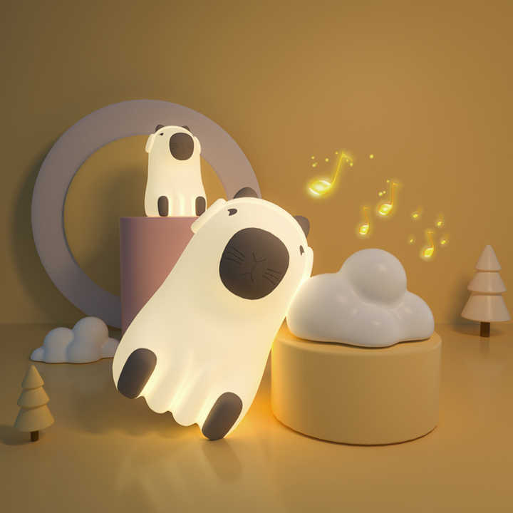 Rechargeable Animal Night Light Decorative USB-C Charging Lamp Creative ...