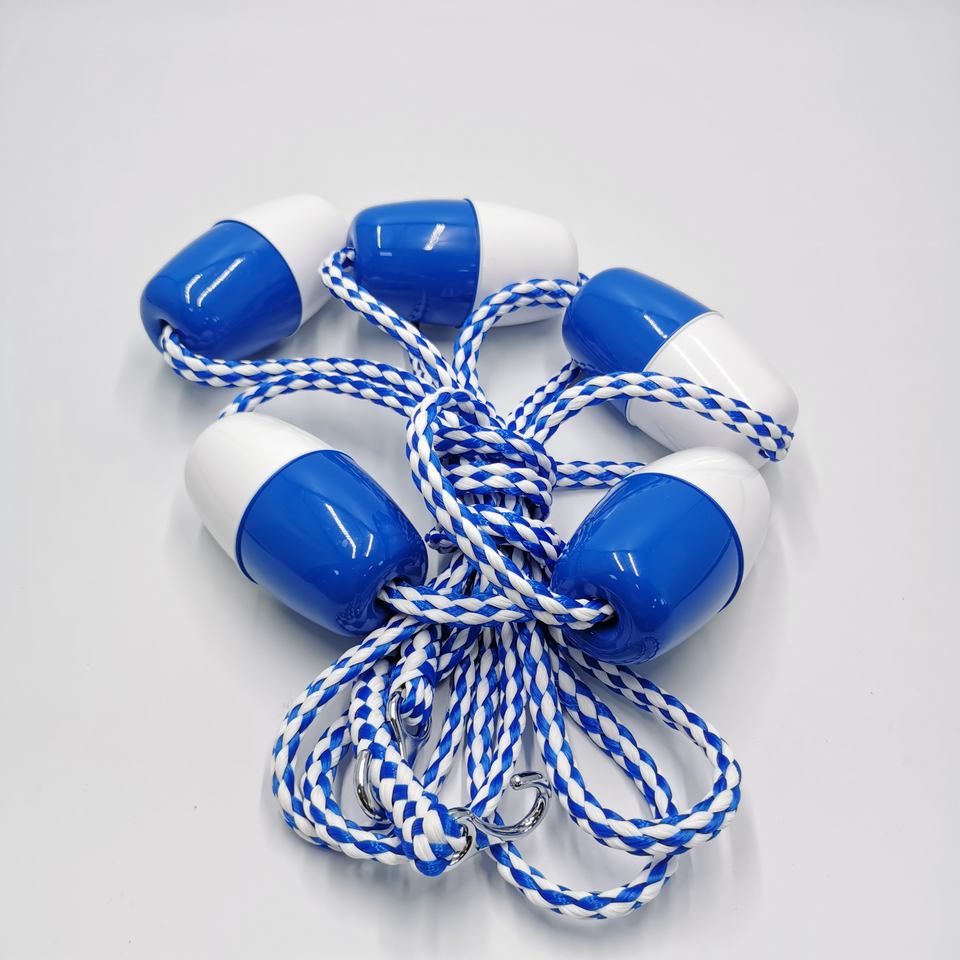 Factory Direct Sale Swimming Pool Safety Divider Rope 5 Balls with Two ...