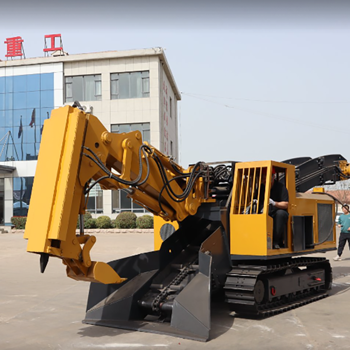 Rock Loading Tunnel Crawler Loader with Heavy-Duty Construction and Low ...