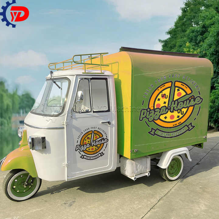 Electric Food Truck Hot Dog Carts Piaggio APE Tuk Tuk