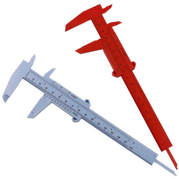0-150mm Plastic Vernier Caliper - Accurate Measurement Tools