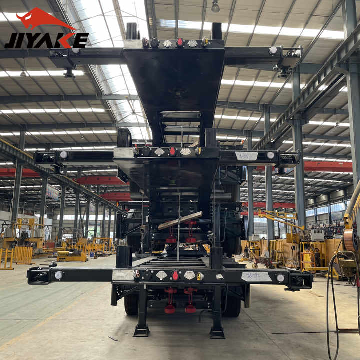 40ft Container Trailer Container Carrier Hydraulic Automated Shipping ...