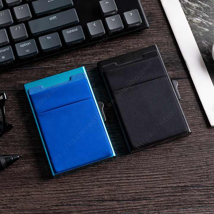 Minimalist Wallet with RFID Blocking - Secure & Stylish
