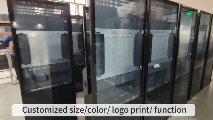 Indoor Vertical Floor Standing Totem Shield Android Advertising Video ...