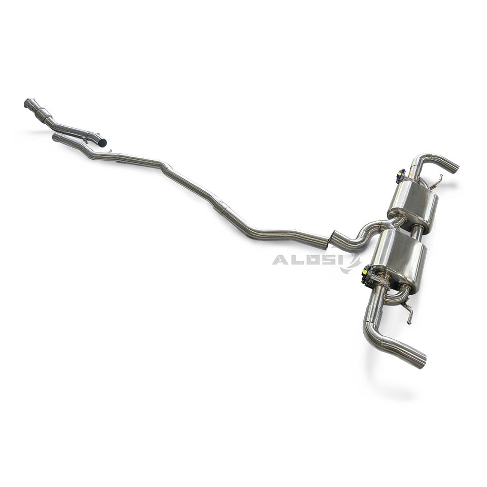 ALOSI Catback Exhaust for Mercedes Benz GLE350 W167 2.0T 2020-2022 ...