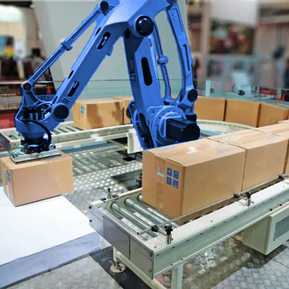 Heavy Duty Industrial Palletizing Robot High Load Equipped with ...