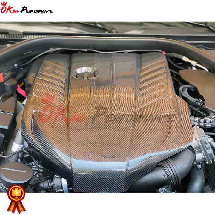 V2 Carbon Fiber Engine Bay Cover for Toyota Supra MK5 A90