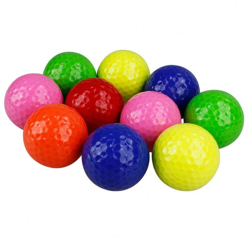 Manufacturer Two Piece Golf Ball Colorful Practice Mini Golf Ball ...