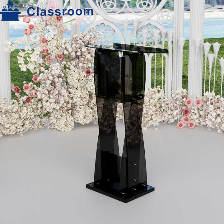 Acrylic Podium Stands - Modern Lecterns for Classroom