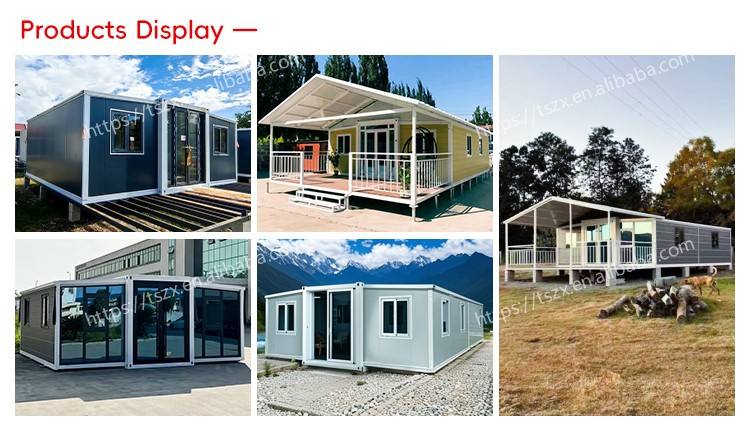 Modular Tiny House 2 3 Bedrooms Prefab Folding Container House 20ft 40ft Luxury Mobile ...