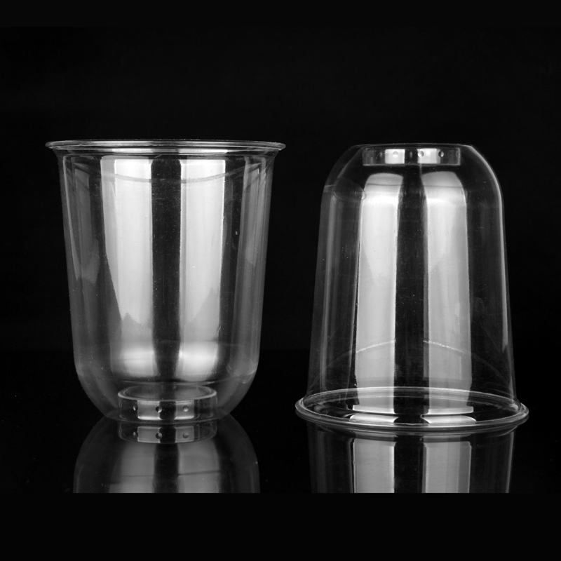 14oz Clear PET Cups - Durable, Bpa-Free Beverage Solutions