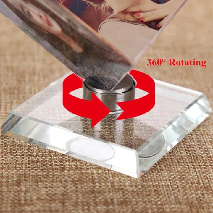 Custom 3d Laser Engraved Glass Cube Photo Frame 3d Photo Crystal Cube ...