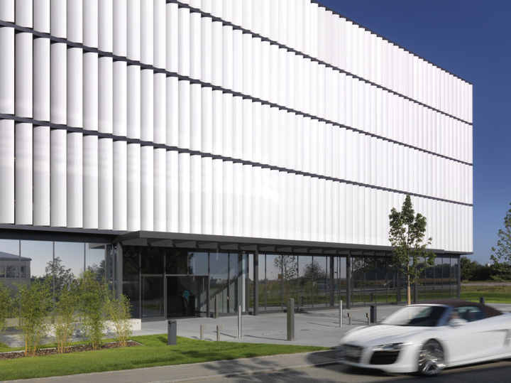 Aerofoil Louver Aluminium Louvers Facade Acoustic Sound Proof Louver ...