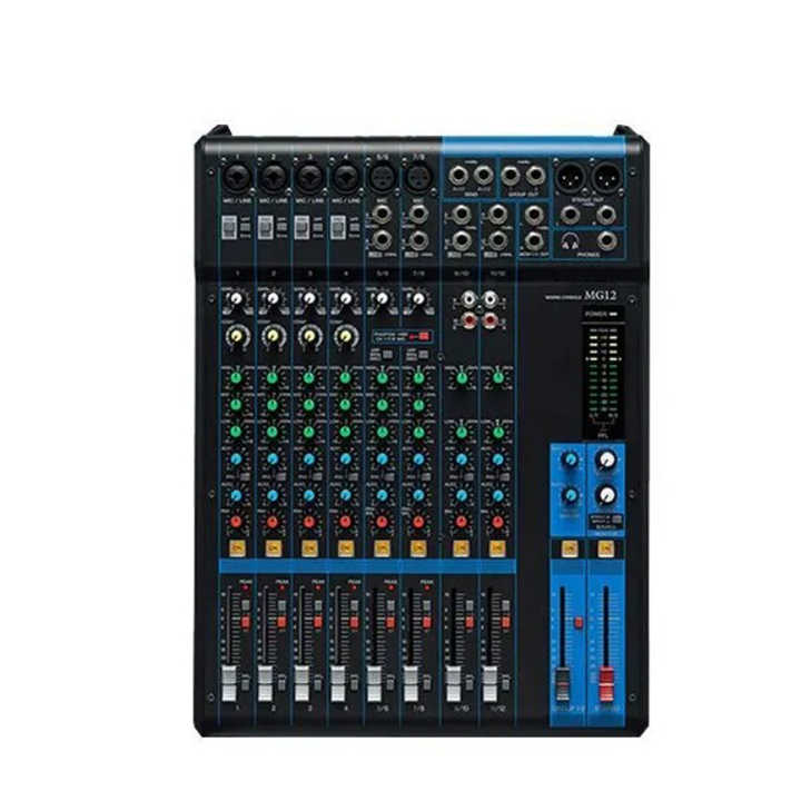 MG12 Professional 12-Channel Digital Audio Mixer New Model Professional ...