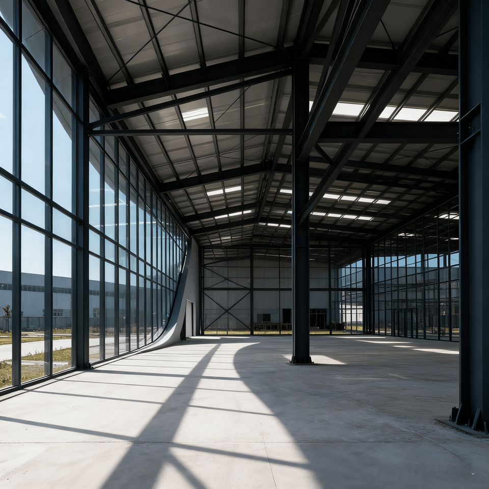PEB Prefab Large Continuous Multiple Span Multi-Span Steel Structure ...