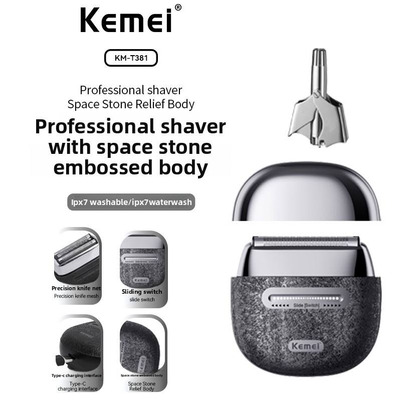 Kemei Electric USB Portable Plastic Shaver Km-T381 Reciprocating ...